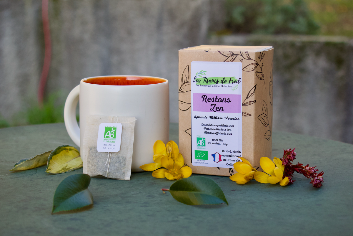 Restons Zen - Boite de 20 infusettes – Les Tisanes de Fred